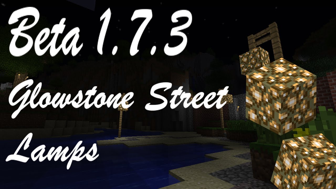 Glory of Minecraft : Glowstone Street Lamps - YouTube