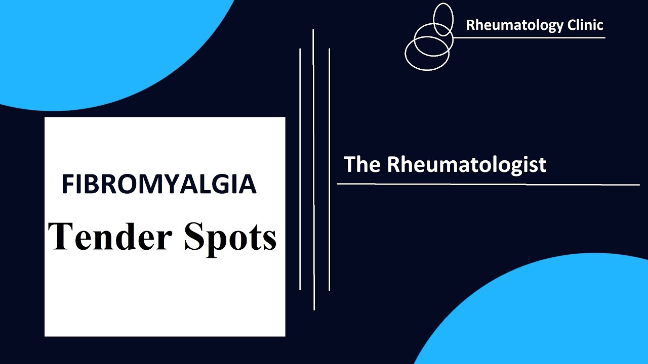 Fibromyalgia tender spots - YouTube
