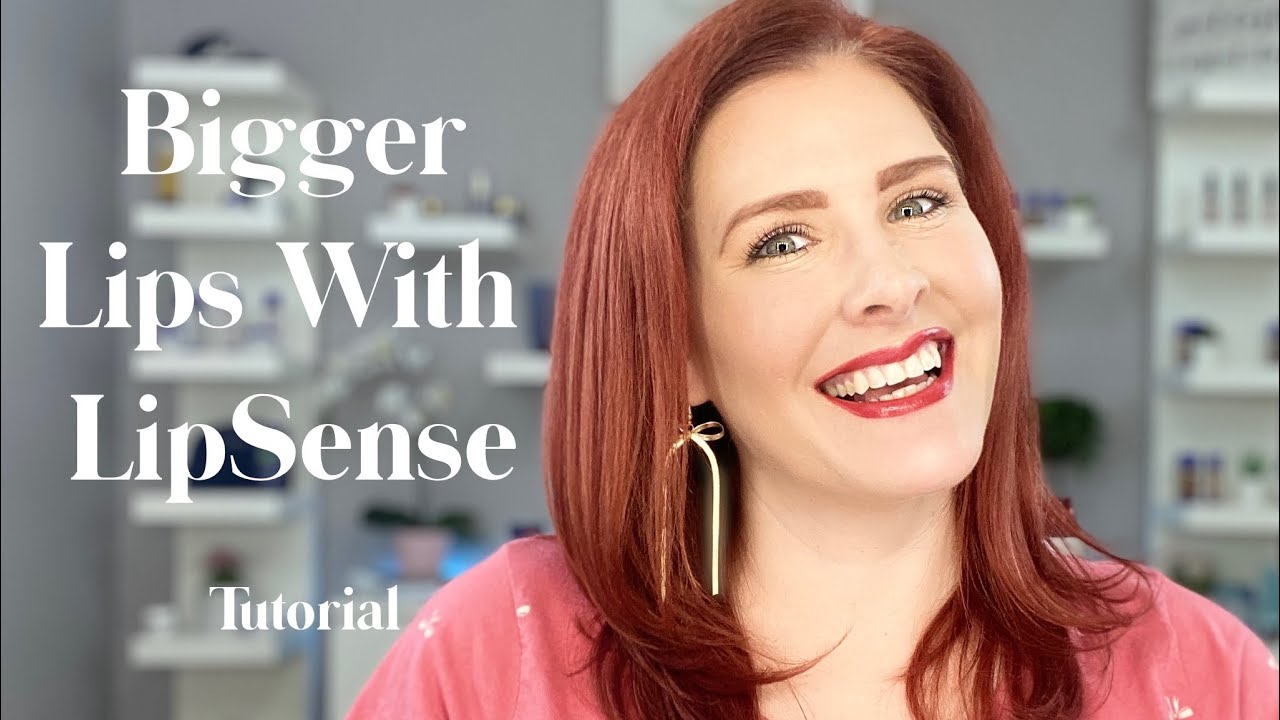 BIGGER LIPS WITH LIPSENSE TUTORIAL | How to make your lips look bigger - YouTube