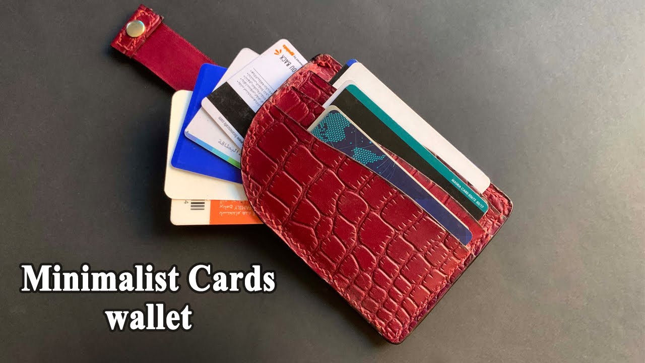 making a slim card holder with secret pocket| Free pattern - YouTube