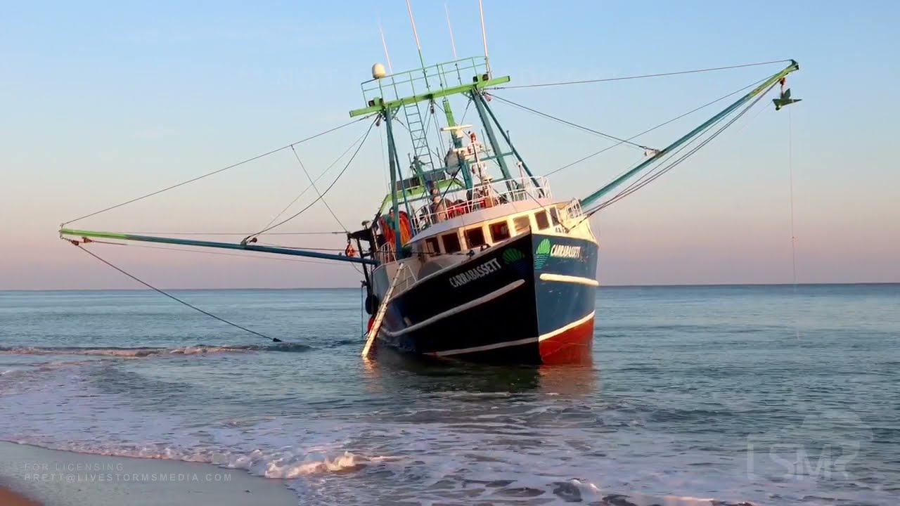 12-01-2021 Truro, MA - Former 78-Foot “Codfather“ Boat Runs Aground On ...