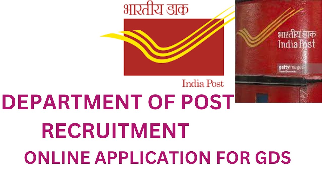 GDS DEPARTMENT OF POST RECRUITMENT| ONLINE APPLICATION DOCUMENTS ...