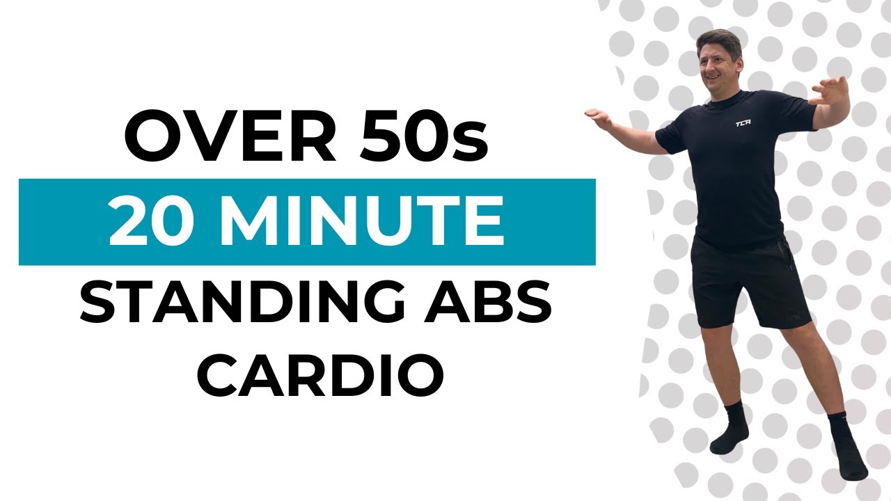 Easy Standing Abs Workout For Over 50s Full Body Cardio - YouTube