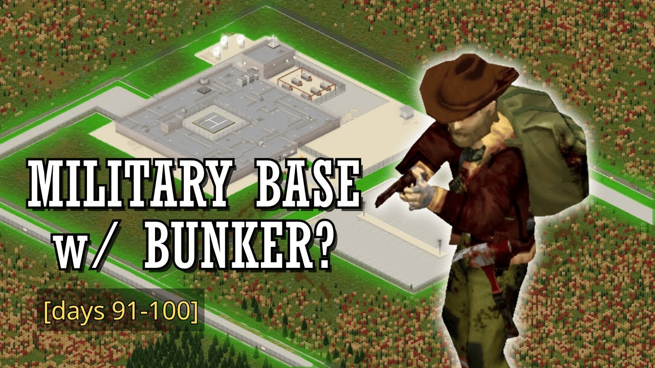 I Finally Found the Secret Military Base... (Project Zomboid 100 Days ...