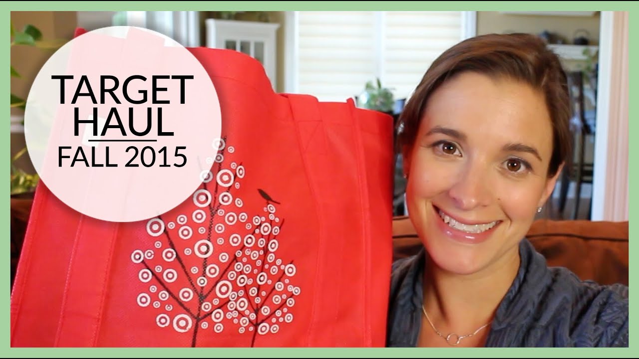 Target Haul | Fall 2015 - YouTube