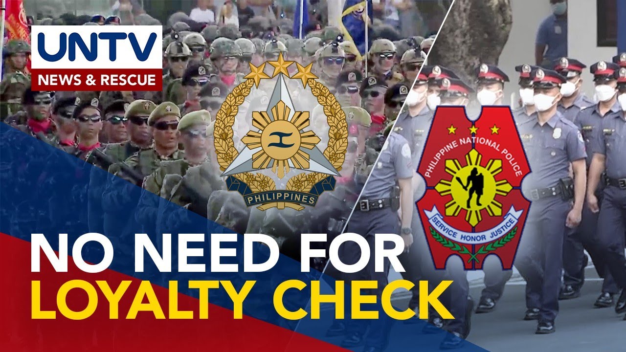 PNP, AFP vow loyalty to Constitution, maintains no manifesto of retired ...