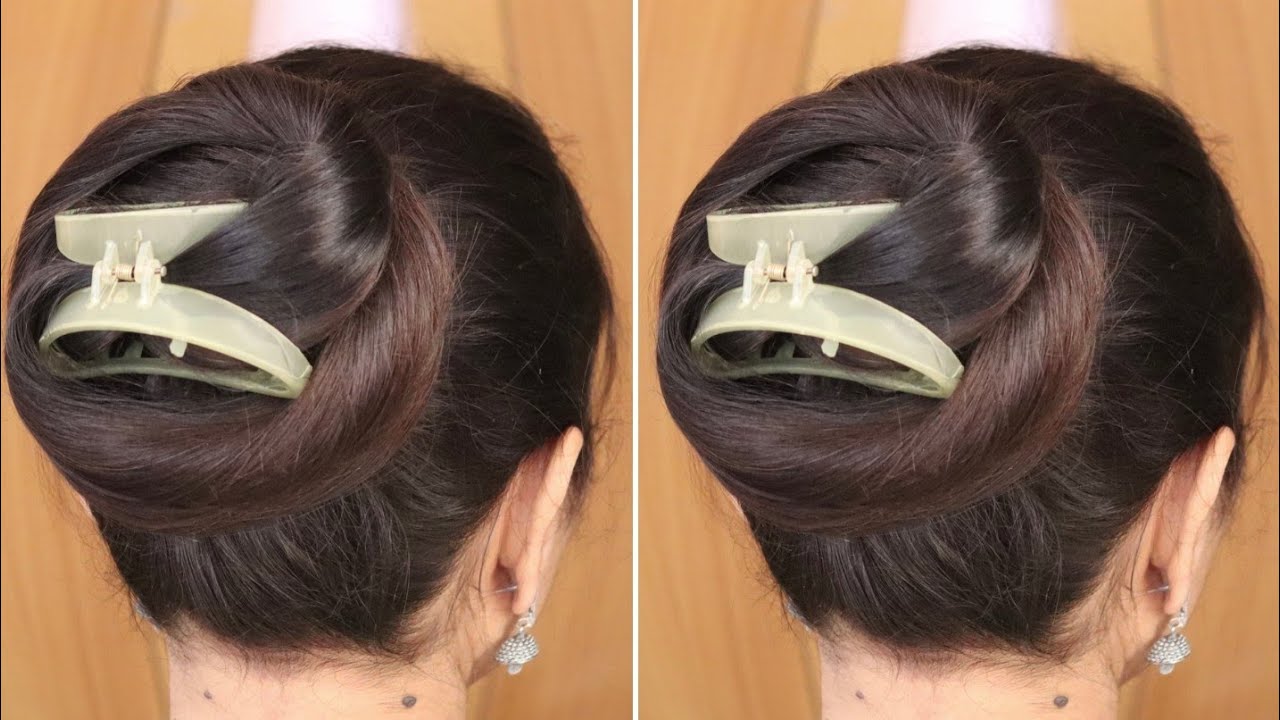 Trending Clutcher Hairstyles | Daily Hair Style Girl Simple At Home ...