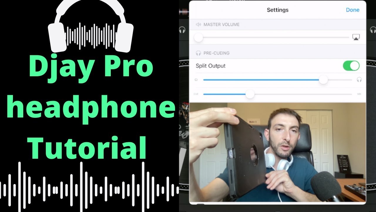 Djay Pro headphone Tutorial | How to use headphones With Djay Pro - YouTube