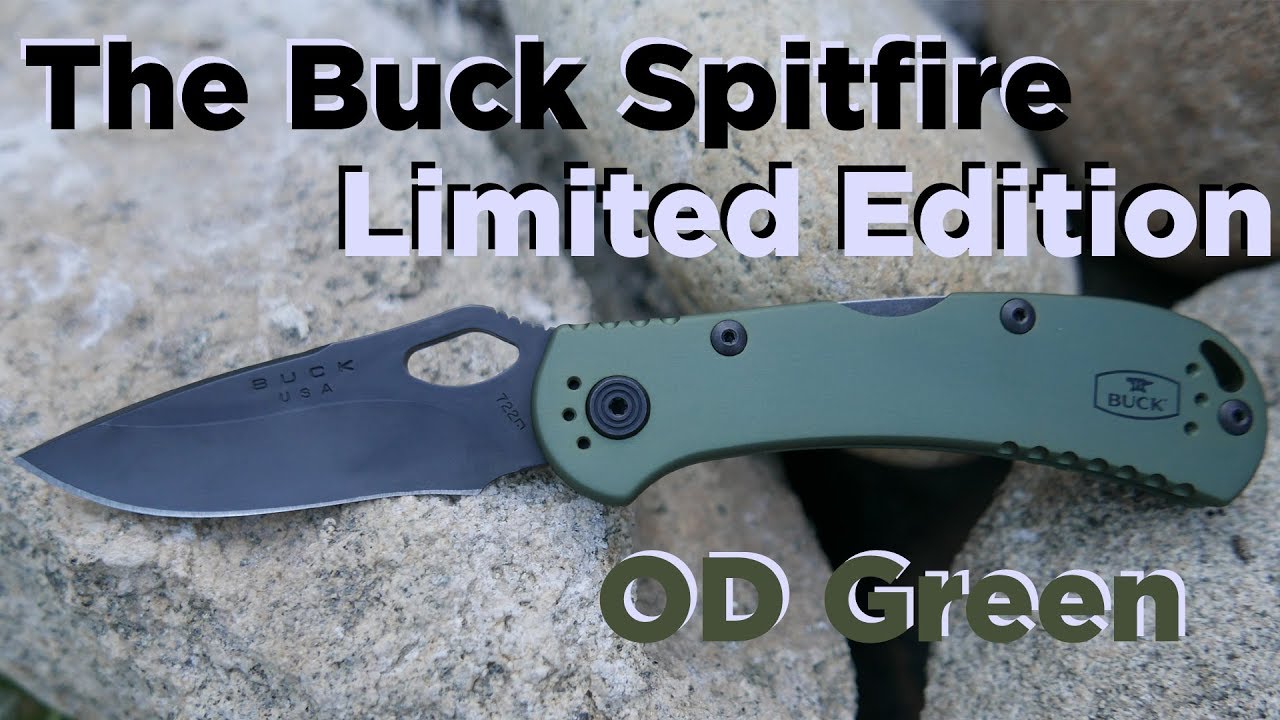 The Buck Spitfire 722 Limited Edition in OD Green! - YouTube