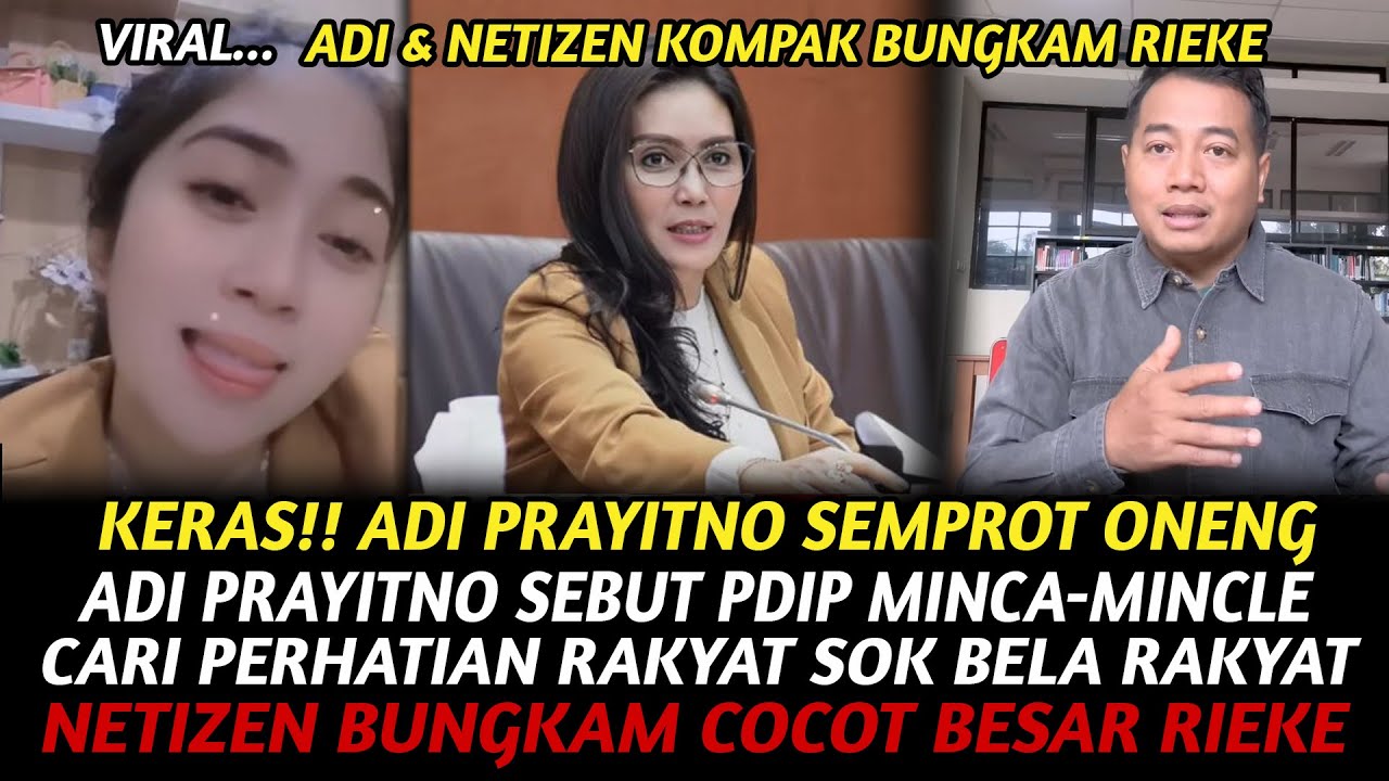 MODYAARR !! ADY PRAYITNO BUNGKAM TELAK MULUT BESAR RIEKE ONENG YG CARI ...
