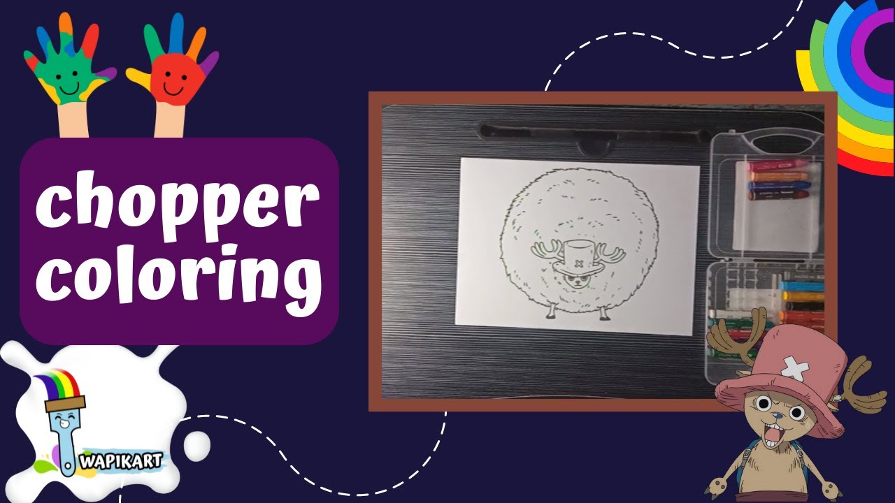 Chopper Guard Point coloring easy - YouTube