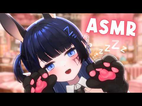 【ASMR】Bunny Girl Fixes Your Sleep Debt 🐰💤 (fluffy soft sounds)