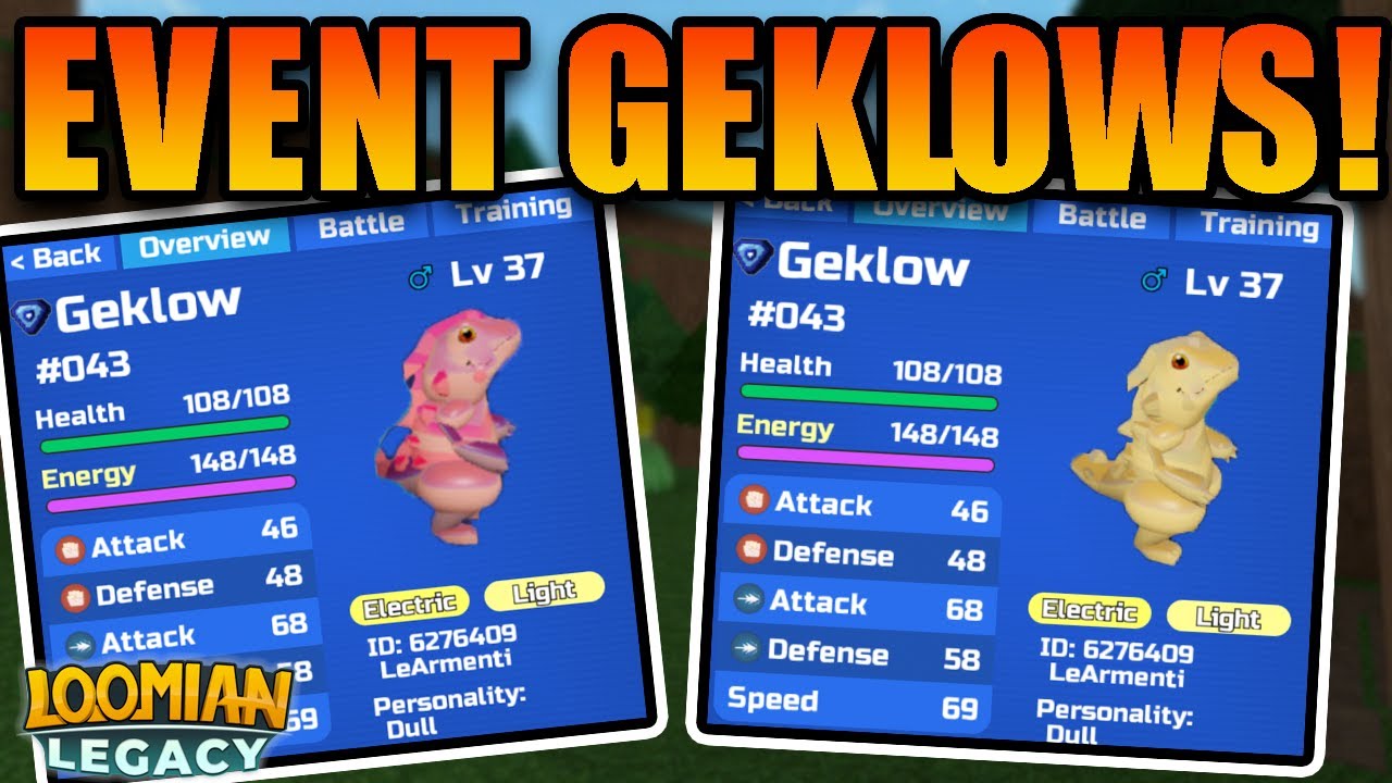 (EVENT) How To Get The NEW COLORED Geklows! (Loomian Legacy) - YouTube