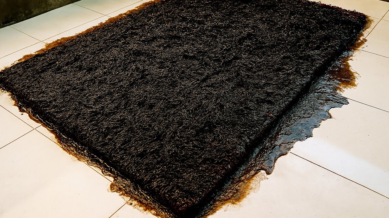 Satisfying Slime Removal from Filthy Shaggy Carpet (ASMR Bliss!) - YouTube