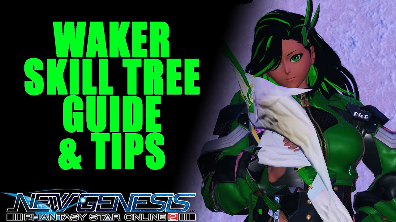 PSO2:NGS Waker Skill Tree Guide & Tips - YouTube