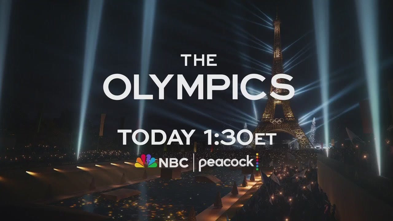 NBC 2024 SUMMER OLYMPICS IN PARIS OPENING CEREMONIES AT NOON 07 26 2024 ...