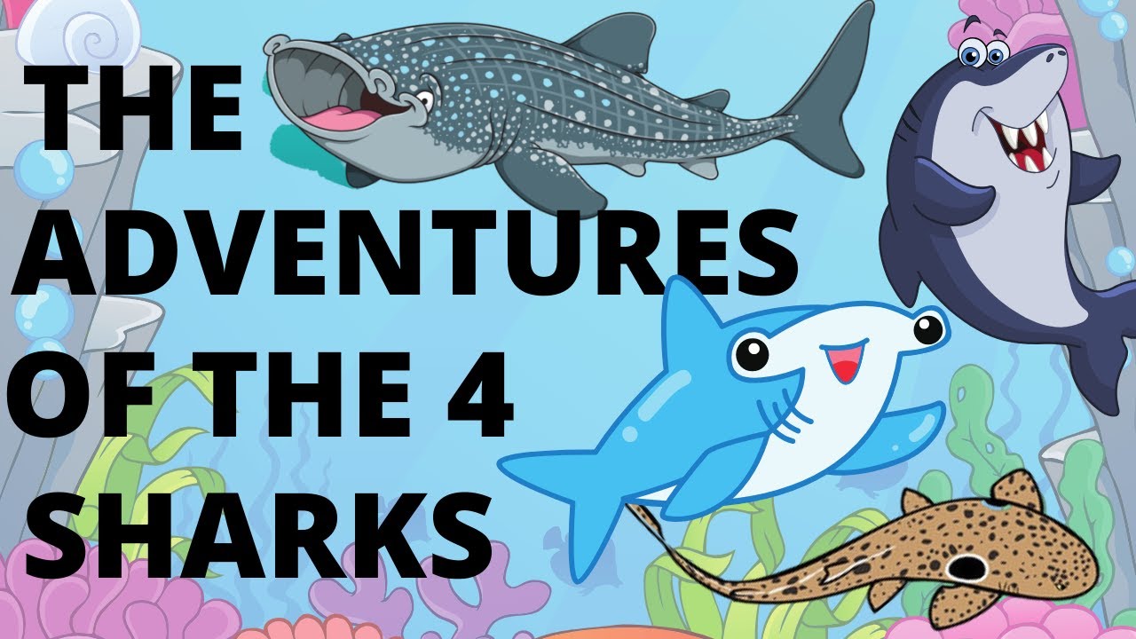 The Adventures of the Four Sharks who tried Everything! - YouTube