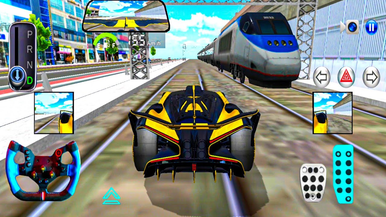 3D Driving Class - Driving Car Railway Track Racing Car - Android Game ...