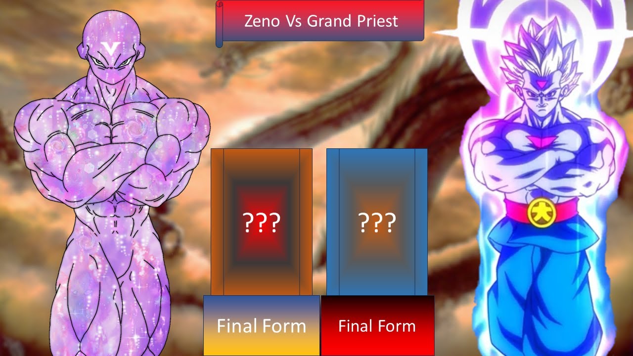 Zeno Vs Grand Priest Power Level - YouTube