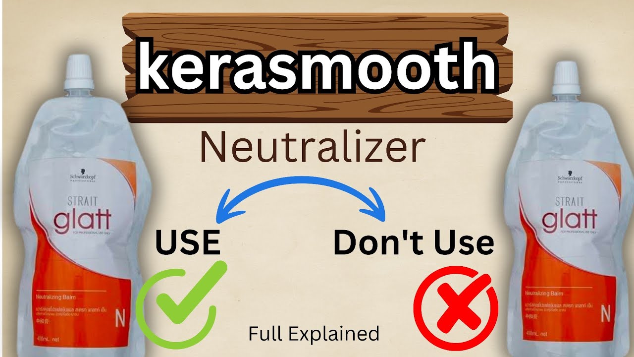 Professional Kerasmooth Process|| With Neutralizer And Without ...