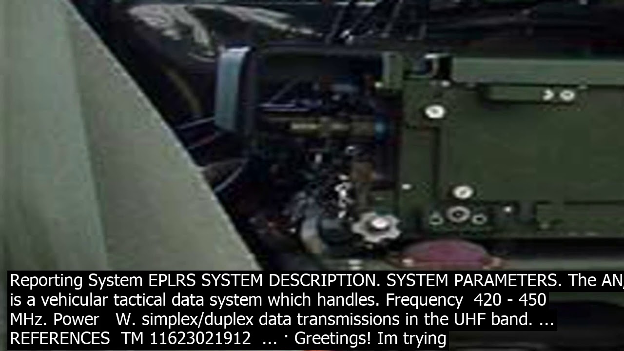 Eplrs tm section iv. basic unit listings national stock numbe r and t ...