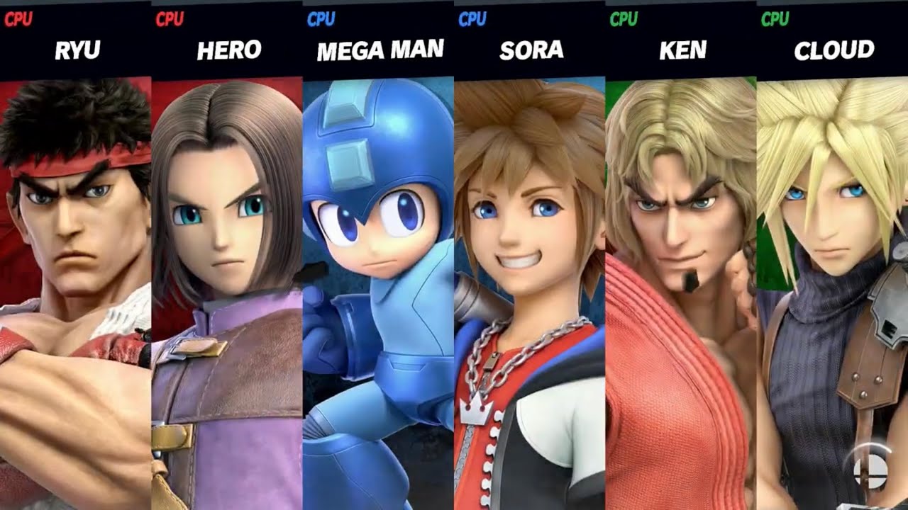 Super Smash Bros. Ultimate - Capcom and Square Team up's - YouTube