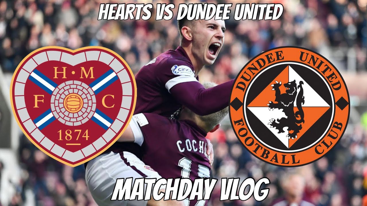 SEVEN GOAL THRILLER!!! | Hearts VS Dundee United | The Hearts Vlog ...