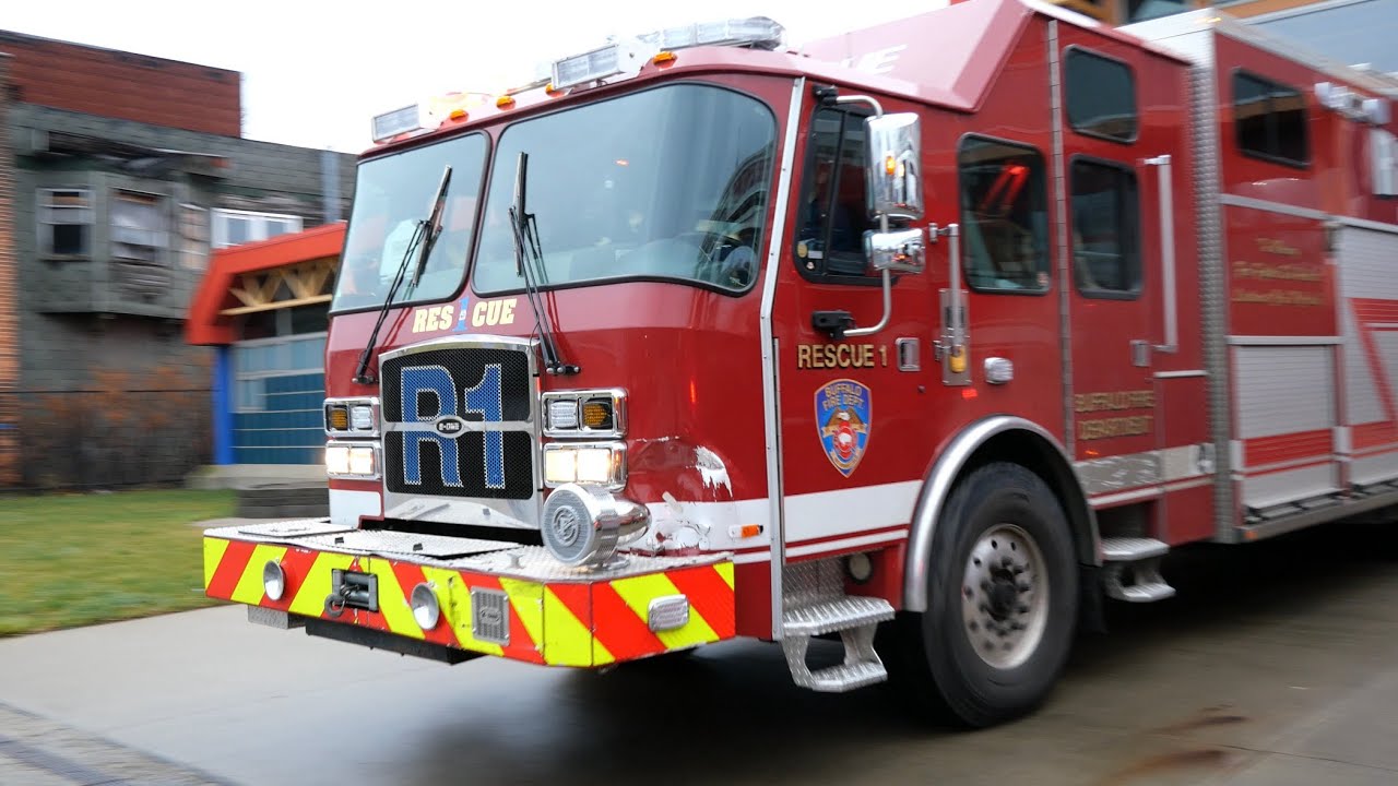Buffalo, NY Fire - Rescue 1 Responding - YouTube