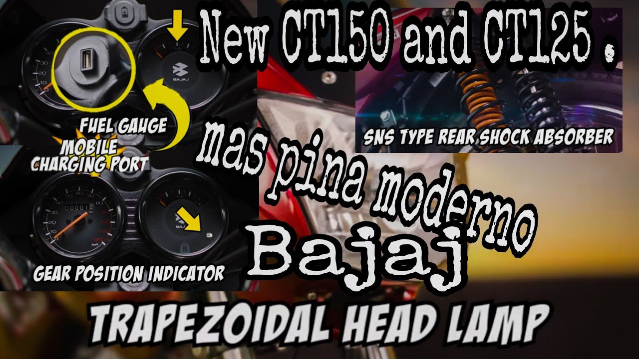 NEW KAWASAKI BAJAJ CT150 AND CT125 2021- Specs Review, Mas pina moderno ...