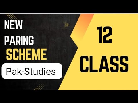 12th Class Pak-Studies Pairing Scheme 2026. - YouTube