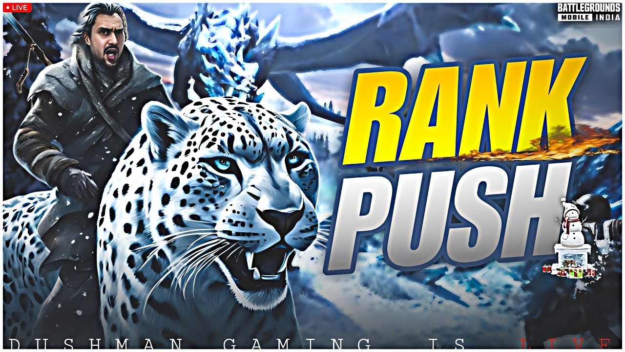 Rank Push Gameplay | DusHmaN Gaming | BGMI Live Stream #bgmi # ...