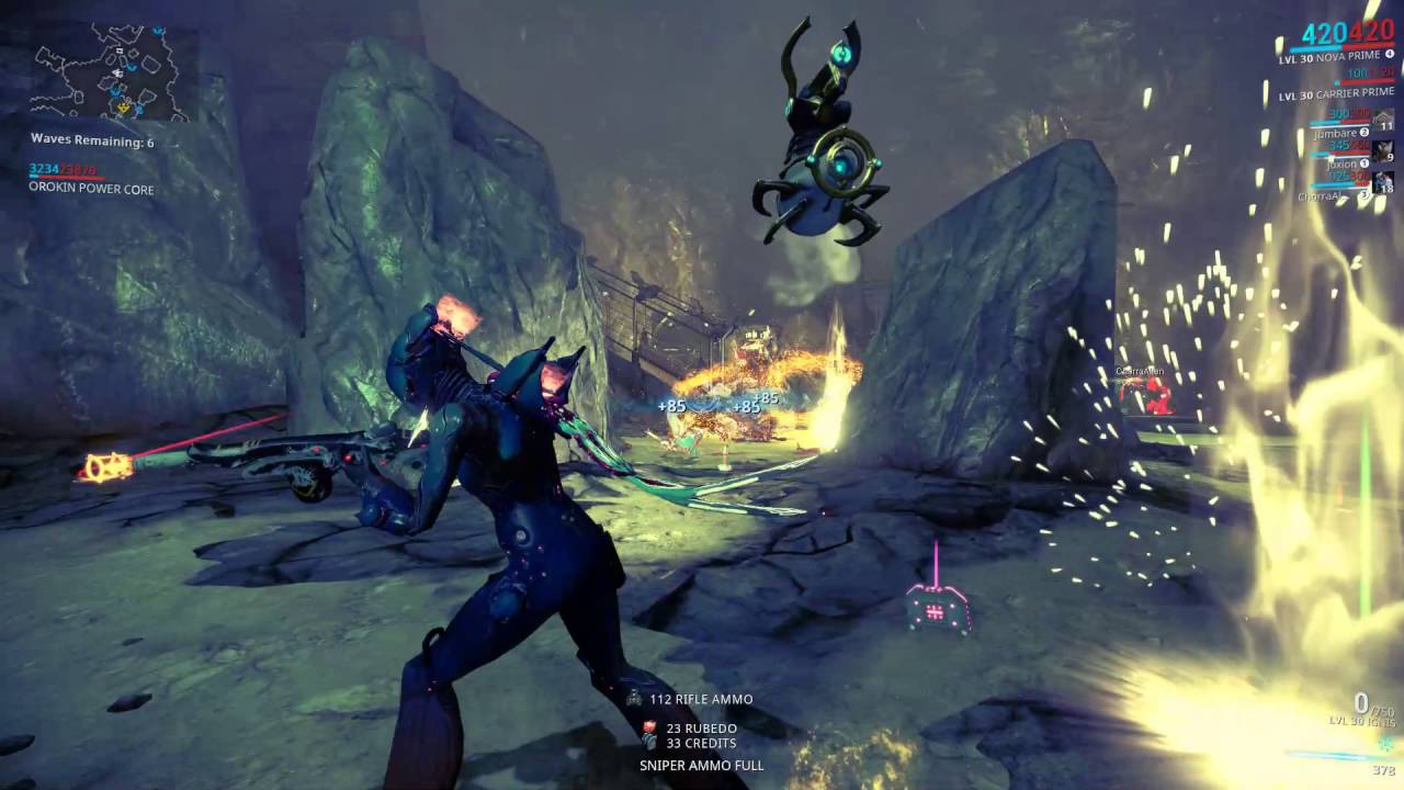 Warframe Fieldron infestation Corpus Defence 2 #2 Speed nova Ignis ...