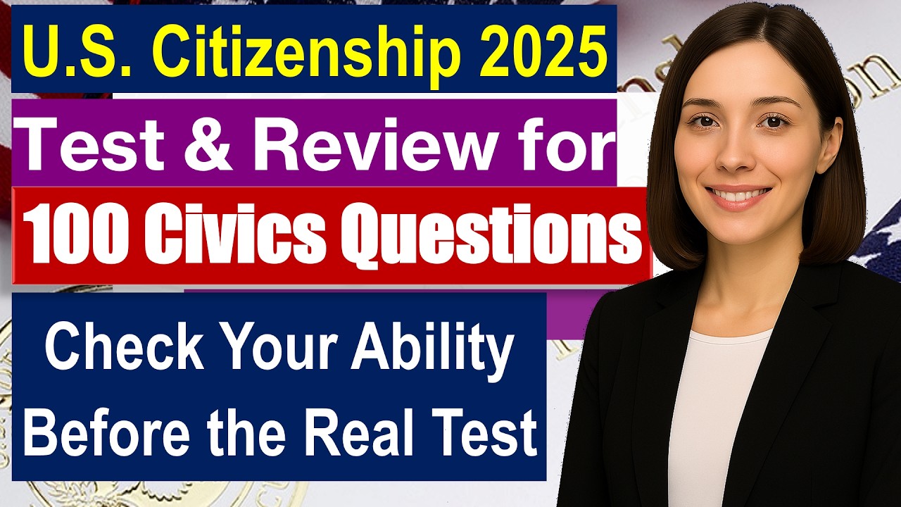 Test 100 Civics Questions 2025 for U.S. Citizenship Interview – Check ...