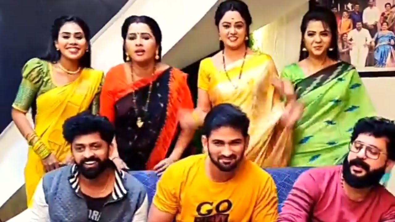 அருவி Serial Team Shooting Spot Reels & Fun Video | Aruvi Serial ...