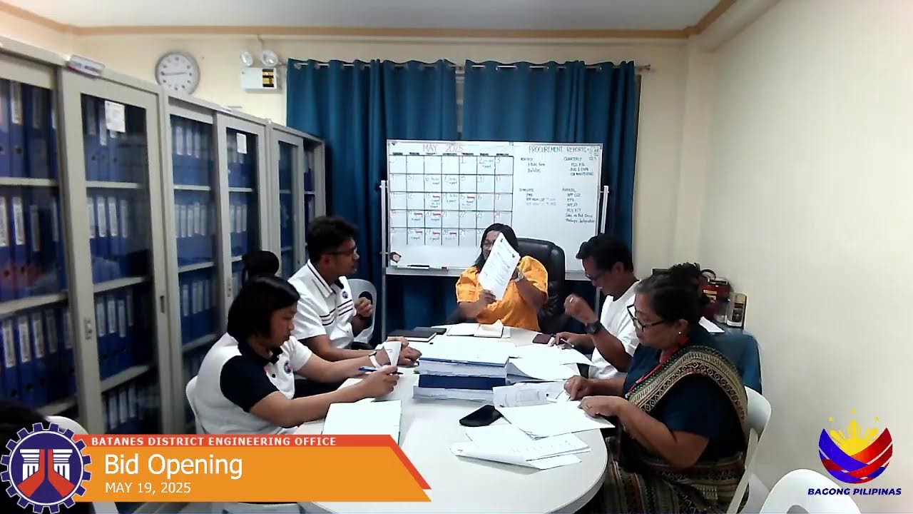 DPWH Batanes DEO Procurement Livestream - YouTube