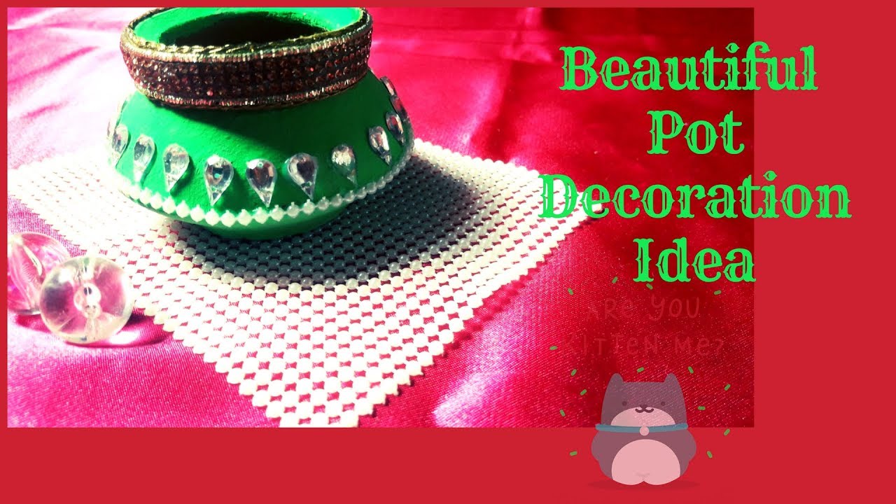 How To Decorate Small Handi(Hundi)...... - YouTube