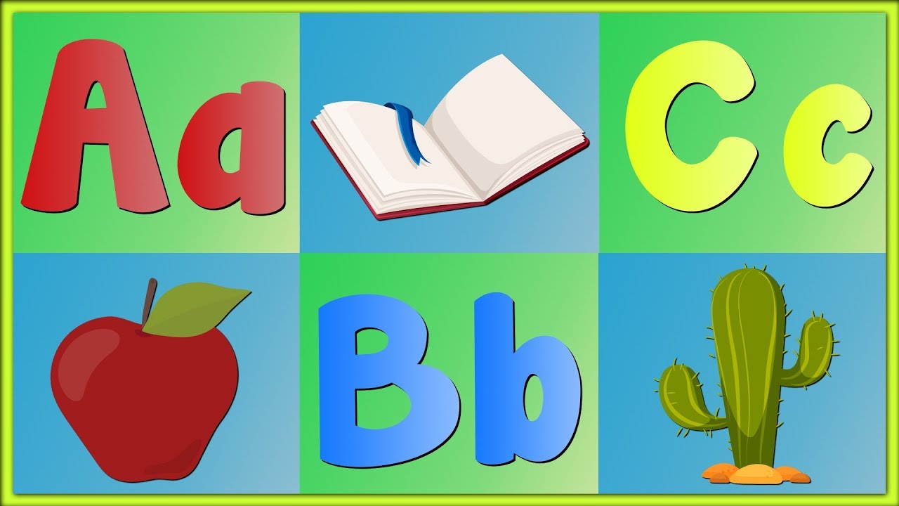 ABC Alphabet with Examples | Nursery Time - Songs for Kids - ABC - YouTube