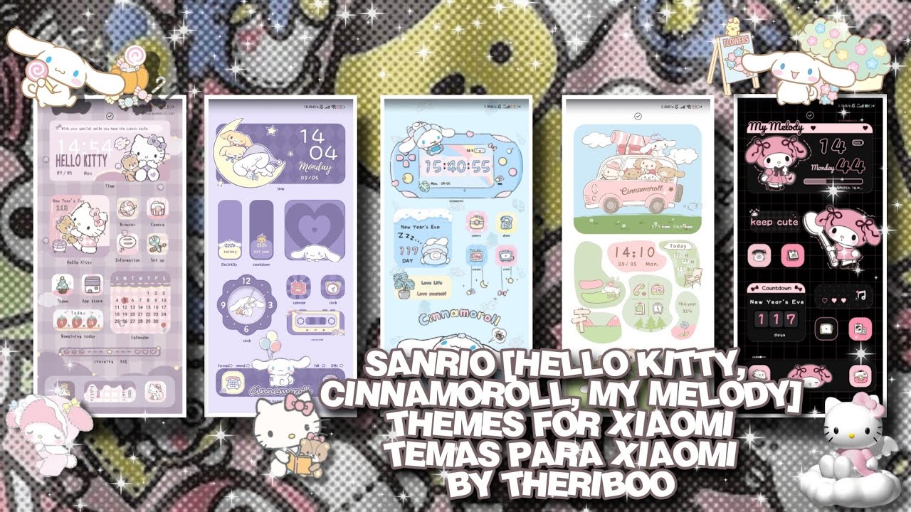 [🍡🌧️🧩] Sanrio Themes for Xiaomi | Temas [Hello Kitty, My Melody ...