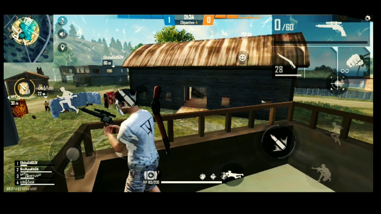 Head spray. fre fire - YouTube