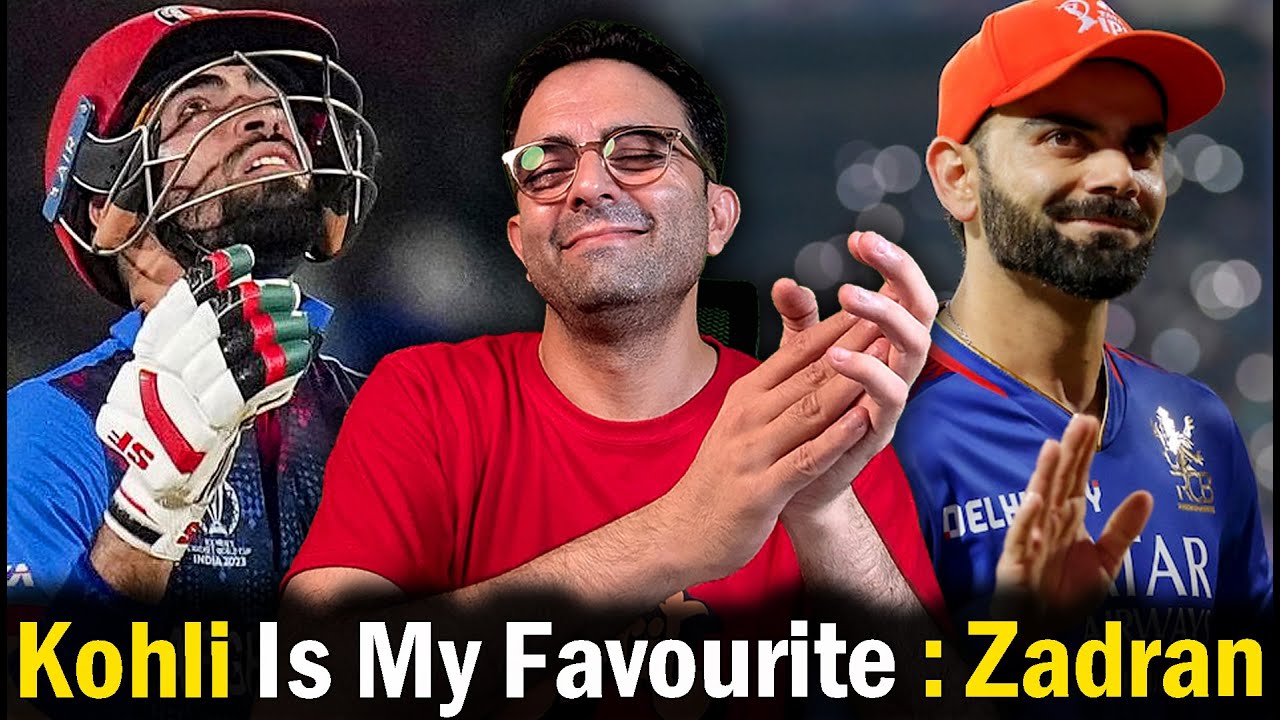 Virat Kohli is my favourite cricketer is the world says Ibrahim Zadran ...