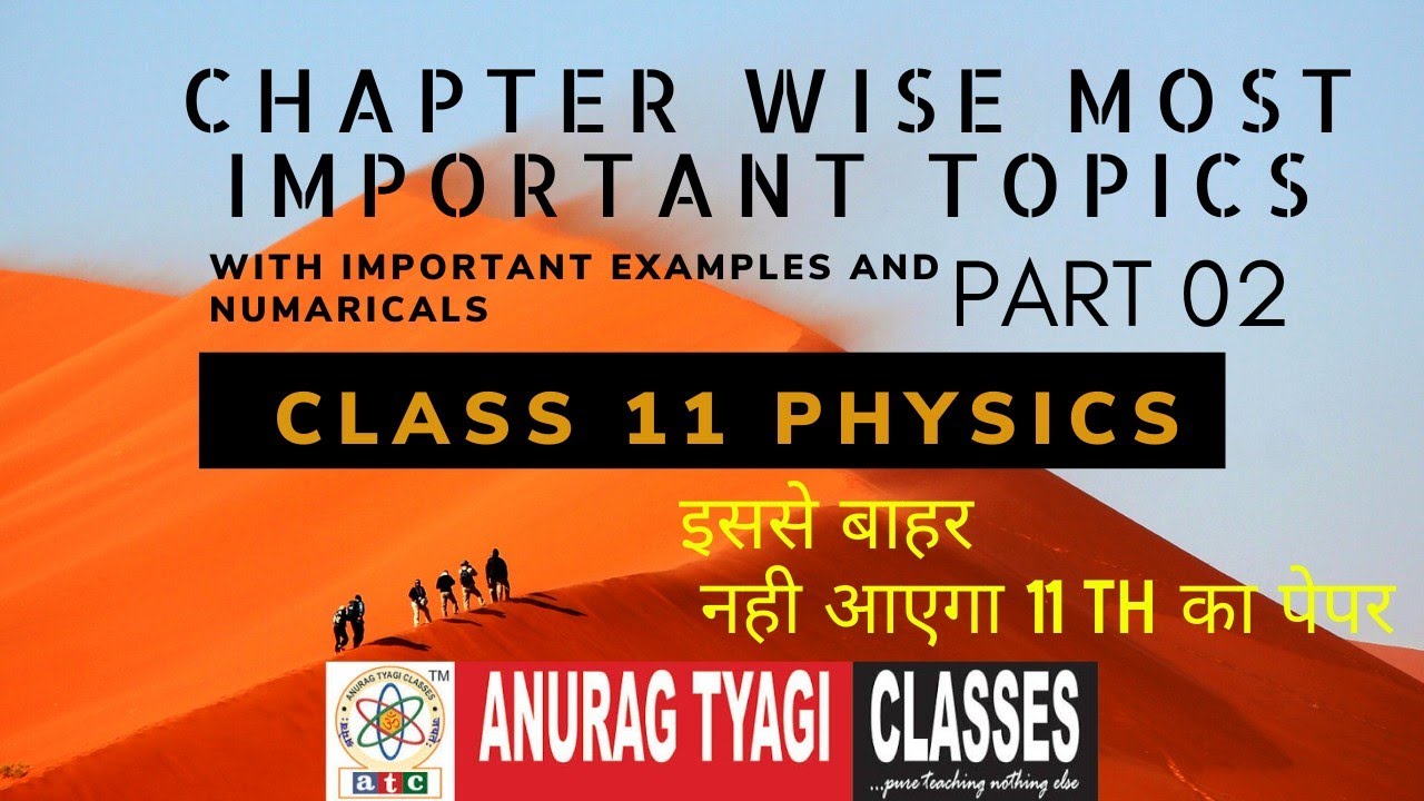 Class11 | Physics Most Important Chapterwise Questions | 11 physics ...