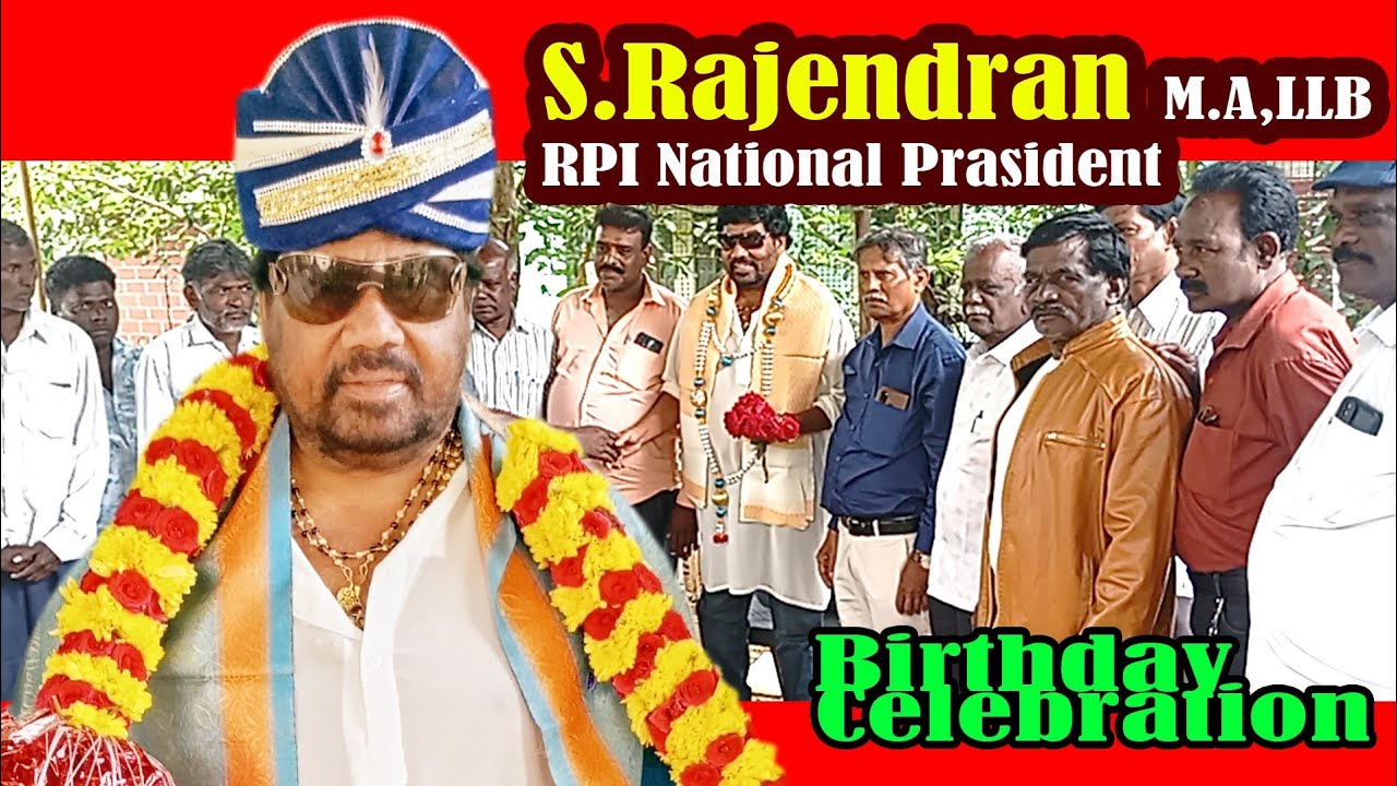 S Rajendran thanked each one them for ther wishes for his birthday and ...