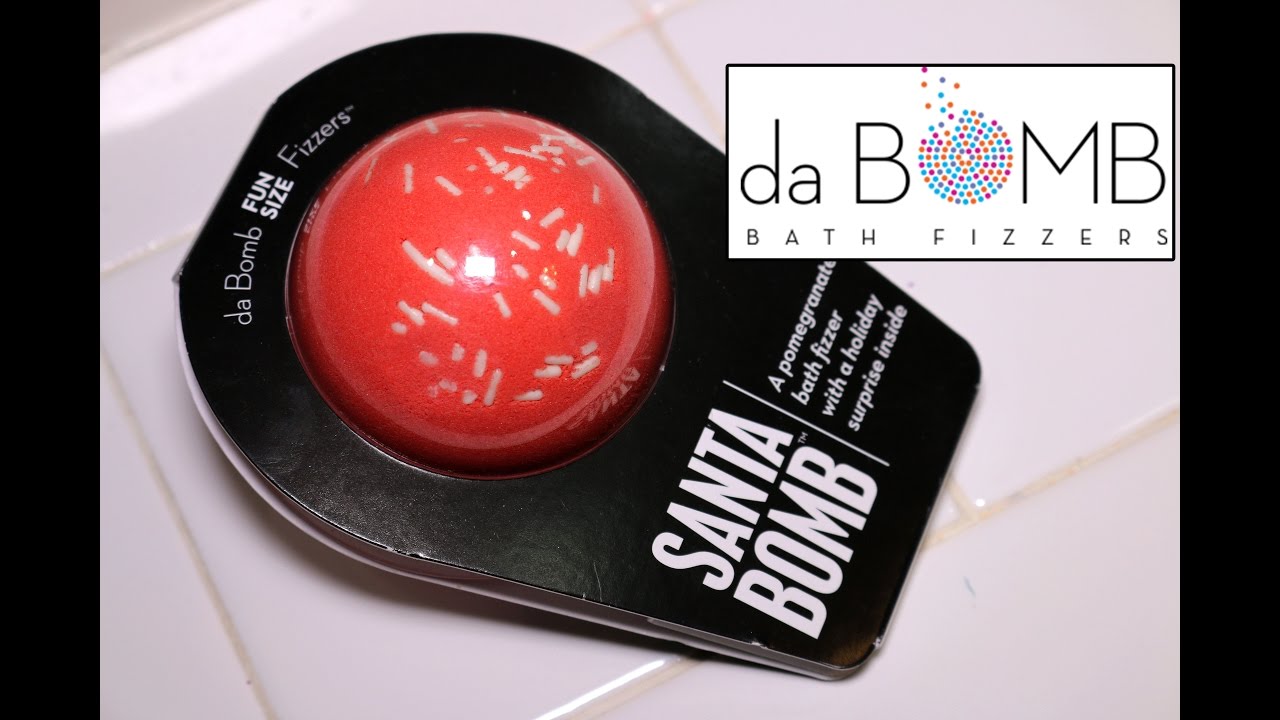 Da Bomb Fizzers at Target! - SANTA BOMB Bath Bomb - DEMO - Underwater ...