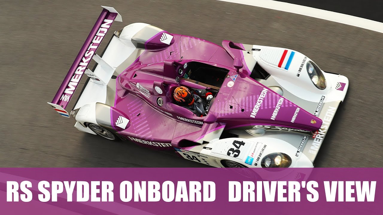 Porsche RS Spyder LMP2 onboard - amazing subjective view - YouTube