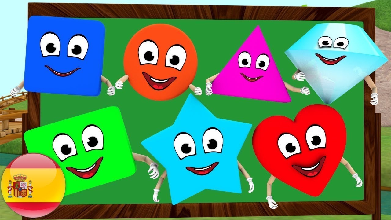 Aprende Figuras | Canciones Infantiles | Videos De Niños | Rimas Para ...