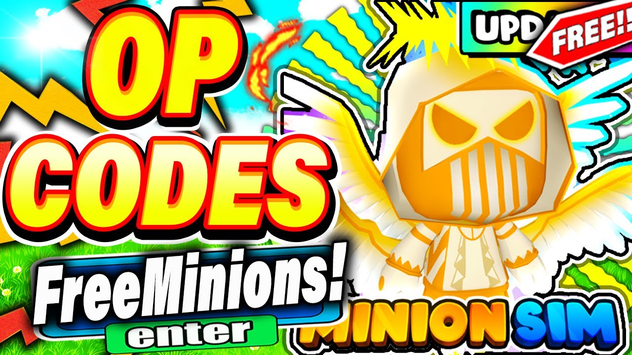 ALL *FREE GODLY* MINION CODES in MINION SIMULATOR (Roblox Codes) - YouTube