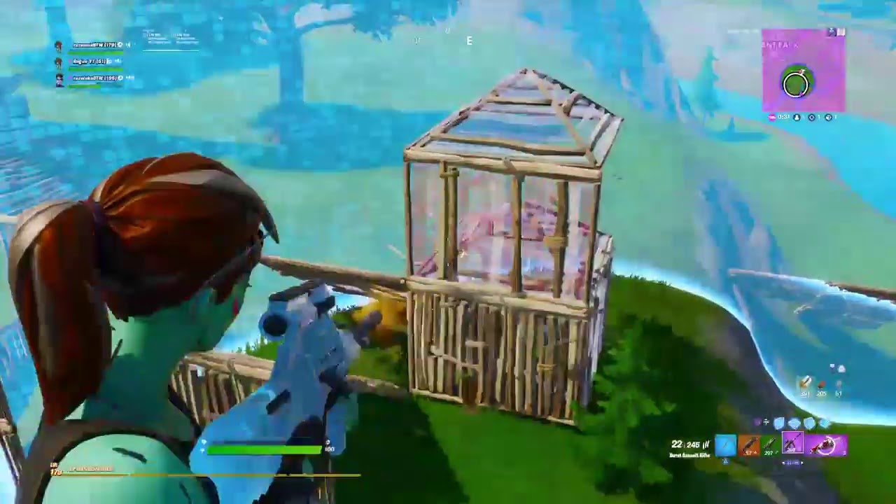 FORTNITE raze clan skybase - YouTube