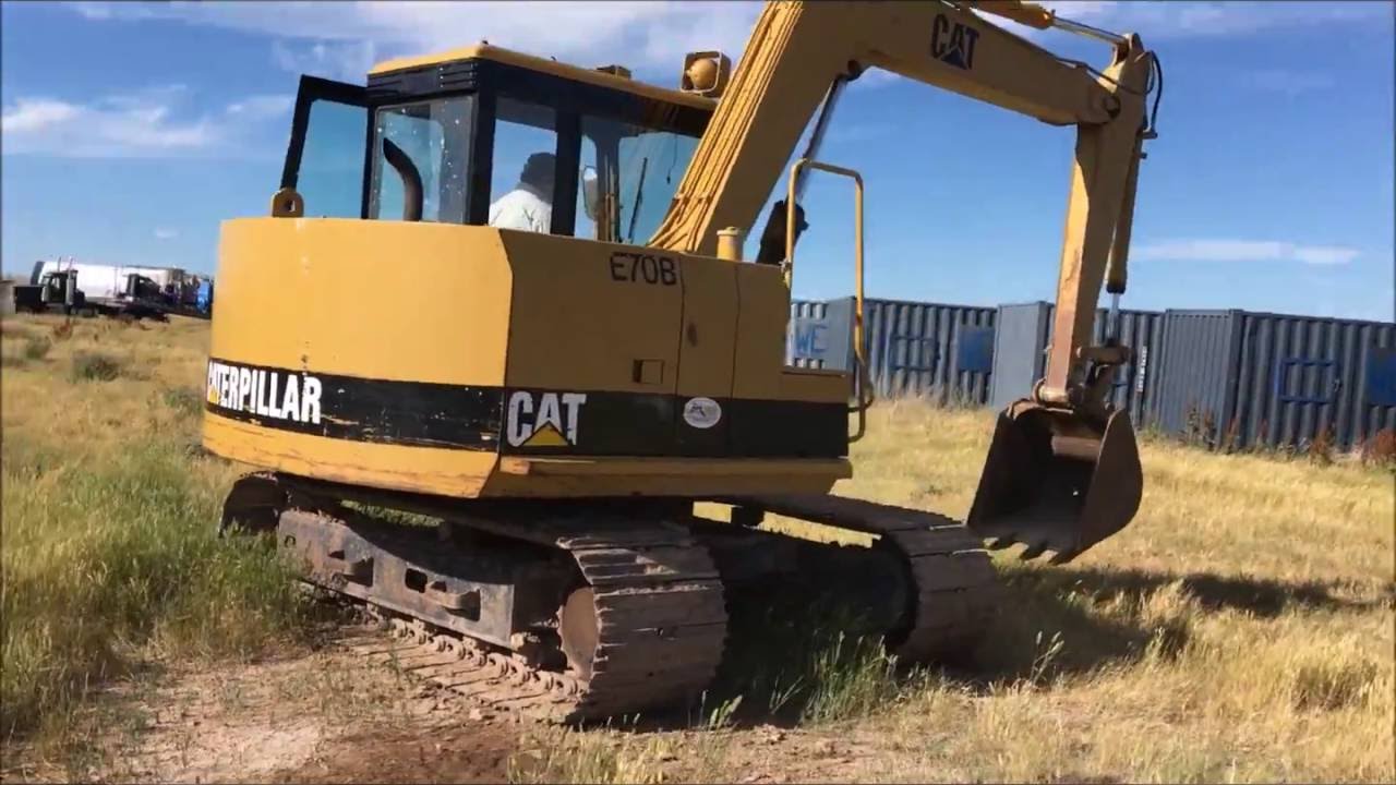 CAT E70B Mini Excavator - YouTube