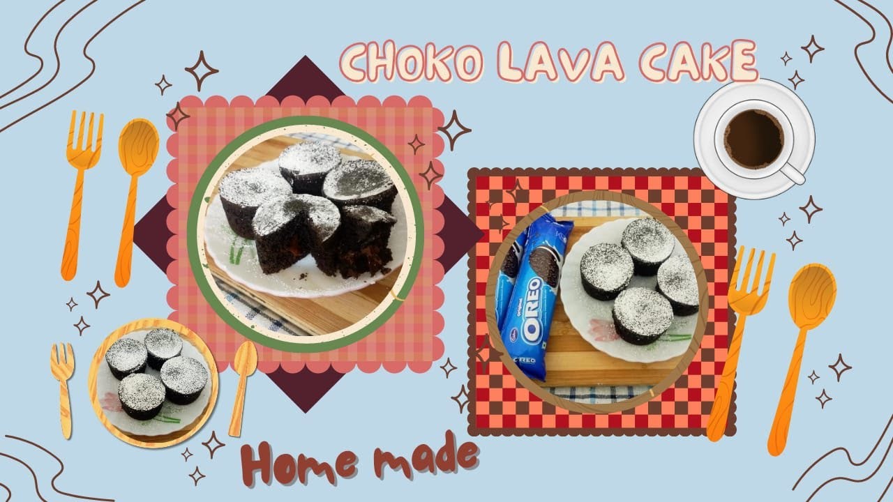 Homemade choko lava cake in 10 minutes with only 4 ingredients/घर पर ...