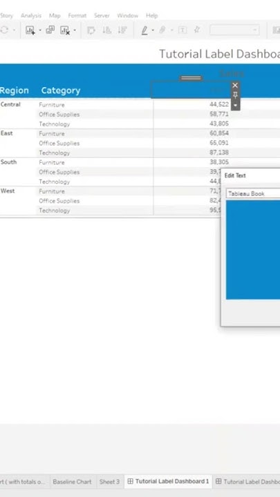 [Tableau] Custom Headers - YouTube